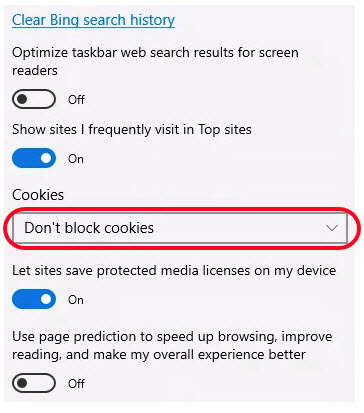 Comment autoriser les cookies sur mon navigateur