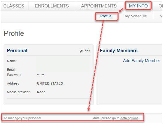 How do I manage my data?