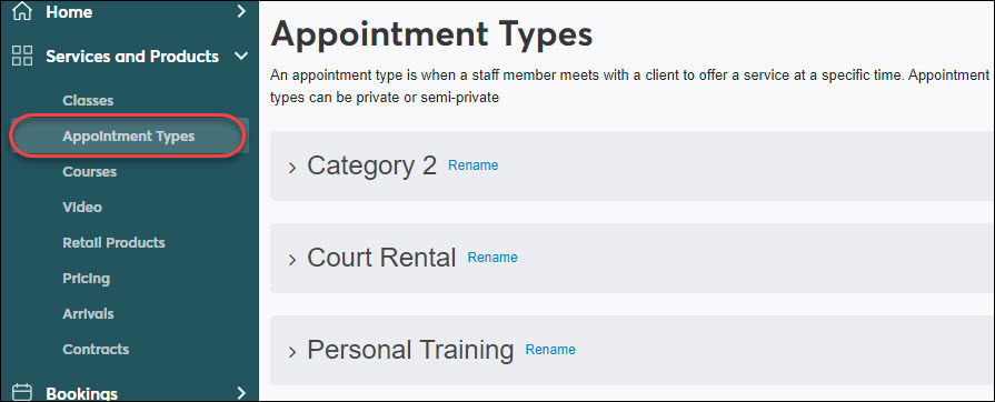 Appointments: setup, assign availability, and pricing