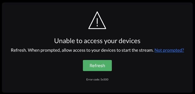 Live stream troubleshooting FAQ