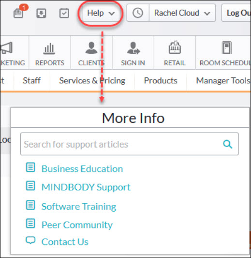 Using the Login Toolbar