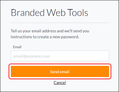How to log in to branded web tools