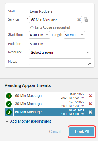 Appointments: How do I book an appointment? (single, multiple, and/or ...