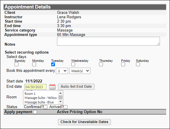 Appointments: How do I book an appointment? (single, multiple, and/or ...