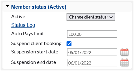 Client Info screen - overview