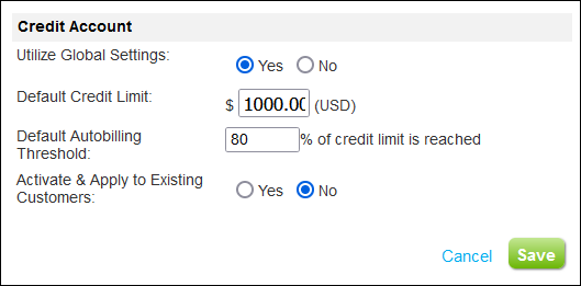 Credit Accounts (Version 1 Accounts) - Booker