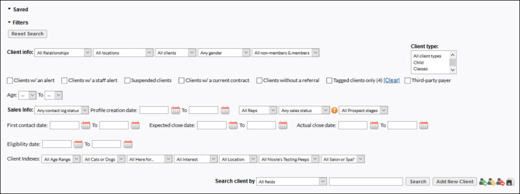 How to look up a client - Client Directory (Advanced Client Search)