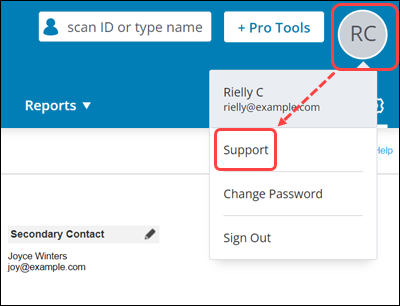 How to contact Support