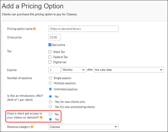 Video On Demand: Setup, pricing, and sharing