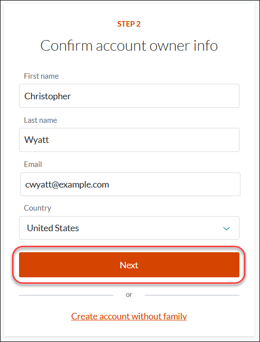 How to set up a Family Account (Family Accounts)