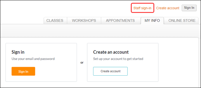 Set up and manage your owner login credentials (New Mindbody Experience)