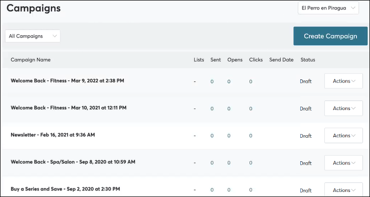 Shared Campaigns and Automations - Marketing Suite