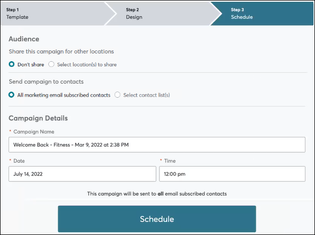 Shared Campaigns and Automations - Marketing Suite