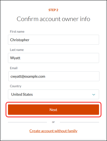 How to set up a Family Account (Family Accounts)