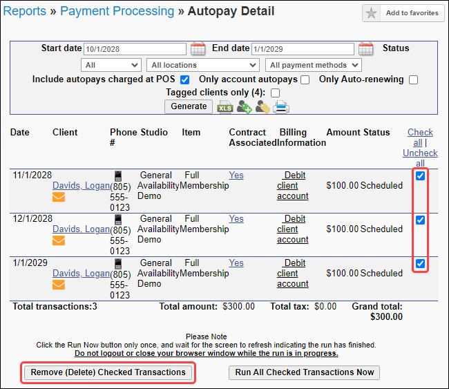 How to cancel or delete an autopay