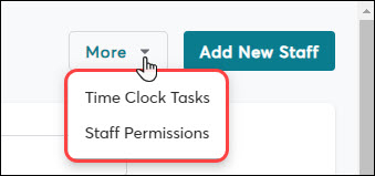 Staff members screen