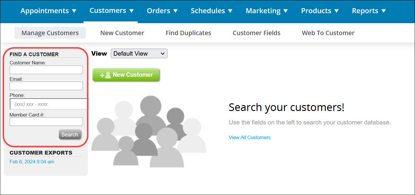 How to find a customer - Booker