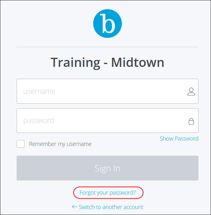 How to change your Booker password - Booker