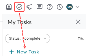 My Tasks tool overview