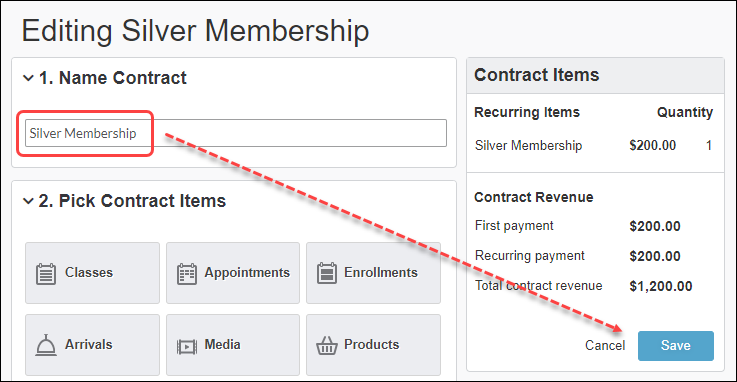 How to edit a contract