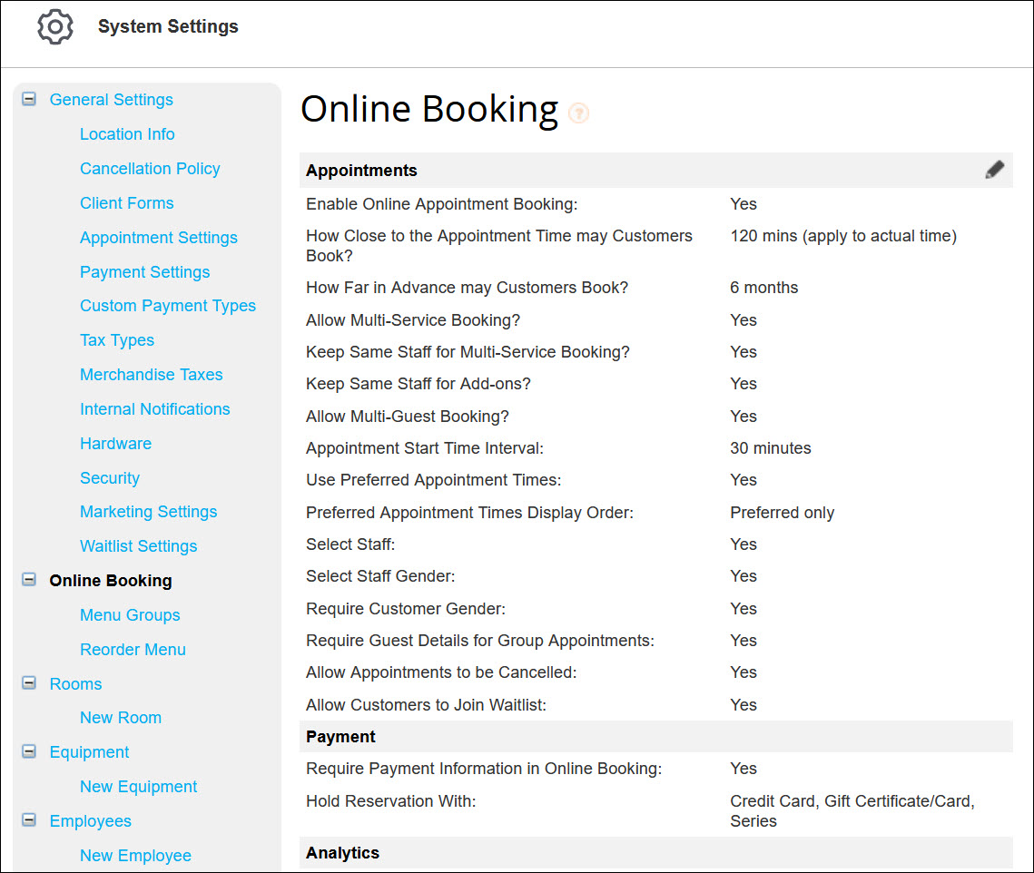 Online Booking: Overview - Booker