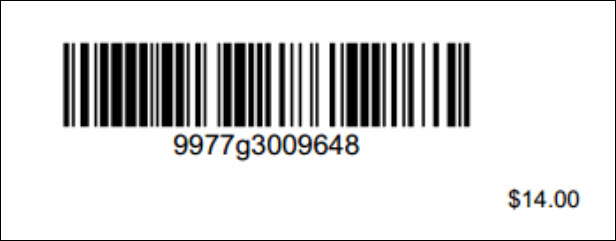 How to print barcode labels and price tags - Booker