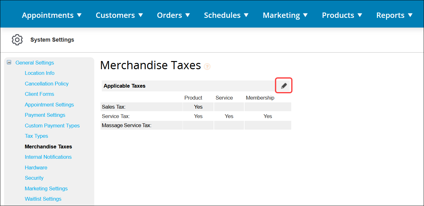 Merchandise Taxes - Booker