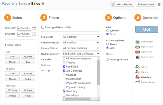 How to locate a walk-in sale