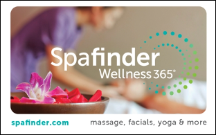 Spafinder Wellness 365 gift cards