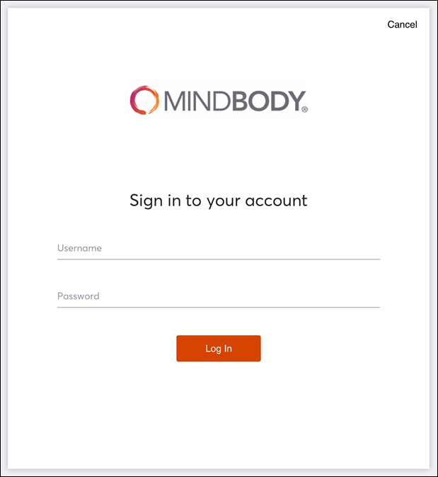 Mindbody Check-in app