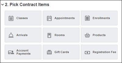 How to add and set up a contract