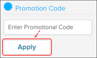 How to apply promo codes when making a purchase online