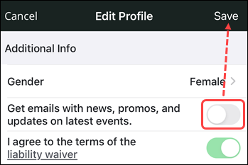 How to manage your email and text message preferences