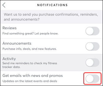 How to manage your email and text message preferences