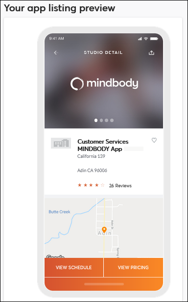 The Mindbody App Dashboard overview