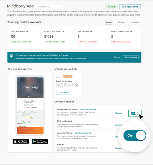 How to create a Promoted Intro Offer