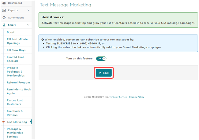 How to set up text message marketing - Marketing Suite