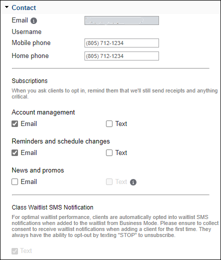 How to opt clients in to receive auto emails, reminders, and notifications