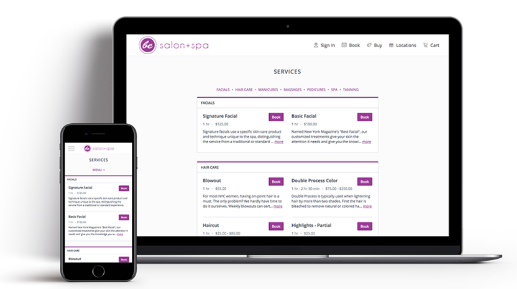 Legacy booking sites: How to upgrade your online booking site (Version ...