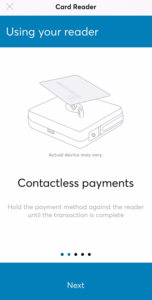 Accepted payment methods with the mobile card reader (Mindbody Payments)