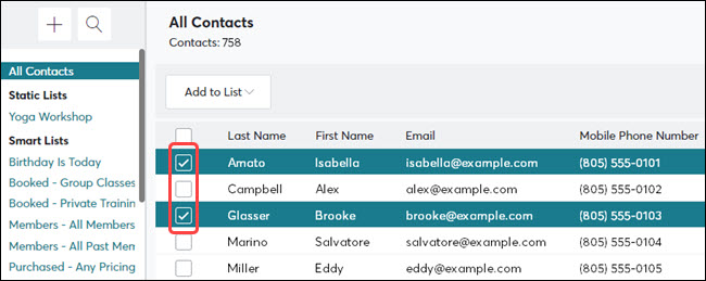 How to create static lists - Marketing Suite