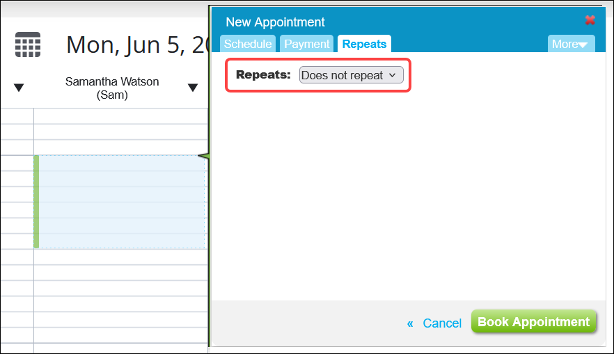 Repeating Appointments: How to book and manage recurring appointments - Booker