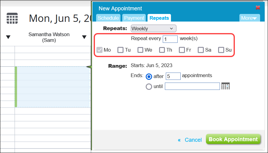 Repeating Appointments: How to book and manage recurring appointments ...