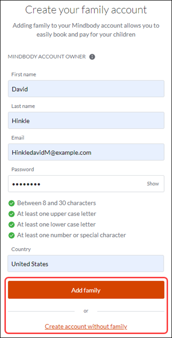 Family Accounts FAQ