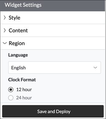 New Schedule widget setup and options – branded web tools