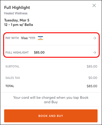 How to book classes and appointments in the Mindbody app