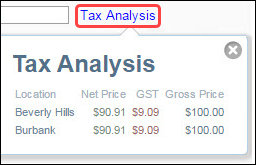 Tax-inclusive pricing (VAT or GST)