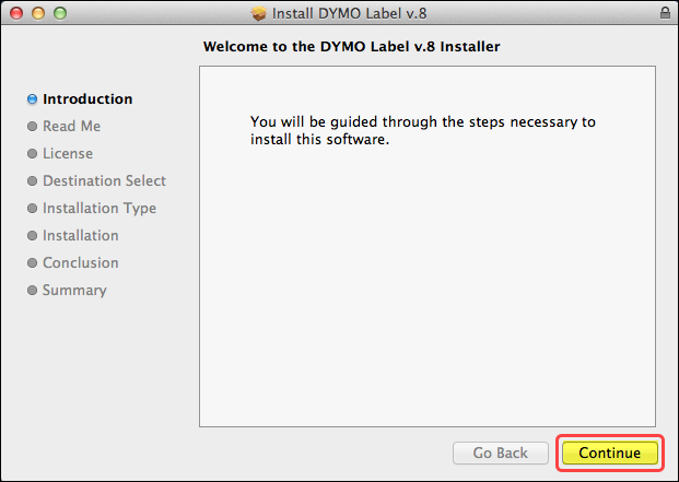 Label Printer - DYMO LABEL WRITER (Mac)