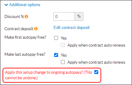 How to add and set up a contract