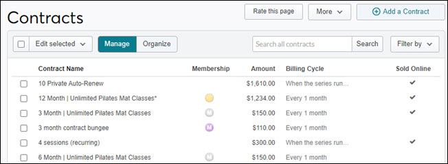 How to add and set up a contract